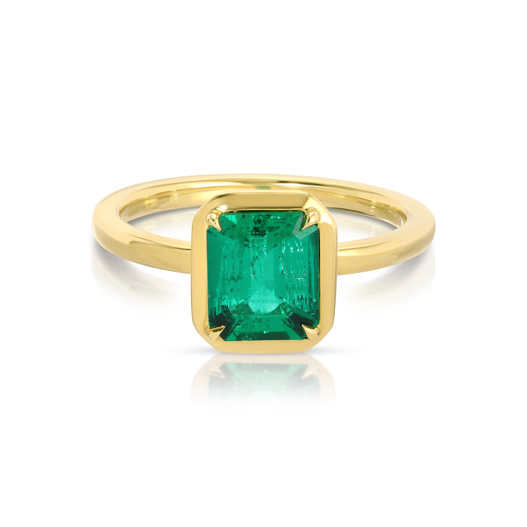 EMERALD CUT COLOMBIAN EMERALD RING – Anita Ko