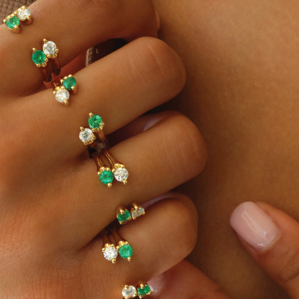EMERALD ORBIT RING – Anita Ko