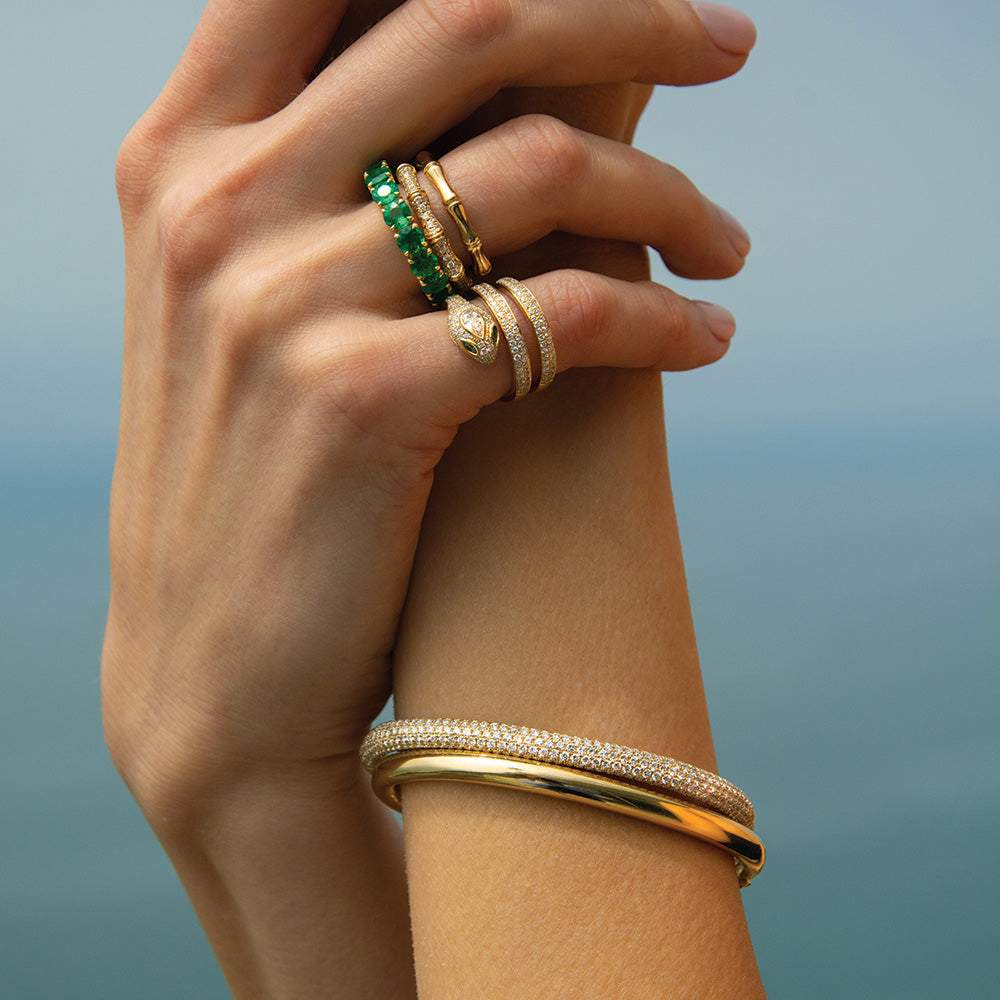 COSMO OVAL BANGLE – Anita Ko