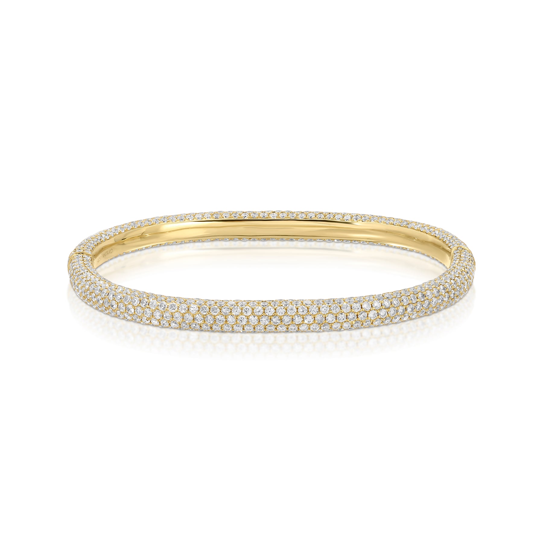 COSMO PAVE OVAL BANGLE – Anita Ko