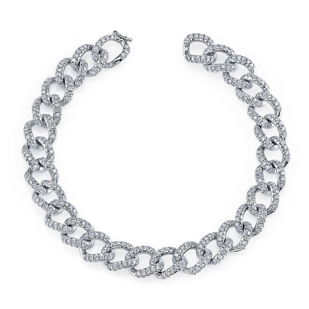 NAPLES DIAMOND CHAIN LINK BRACELET – Anita Ko