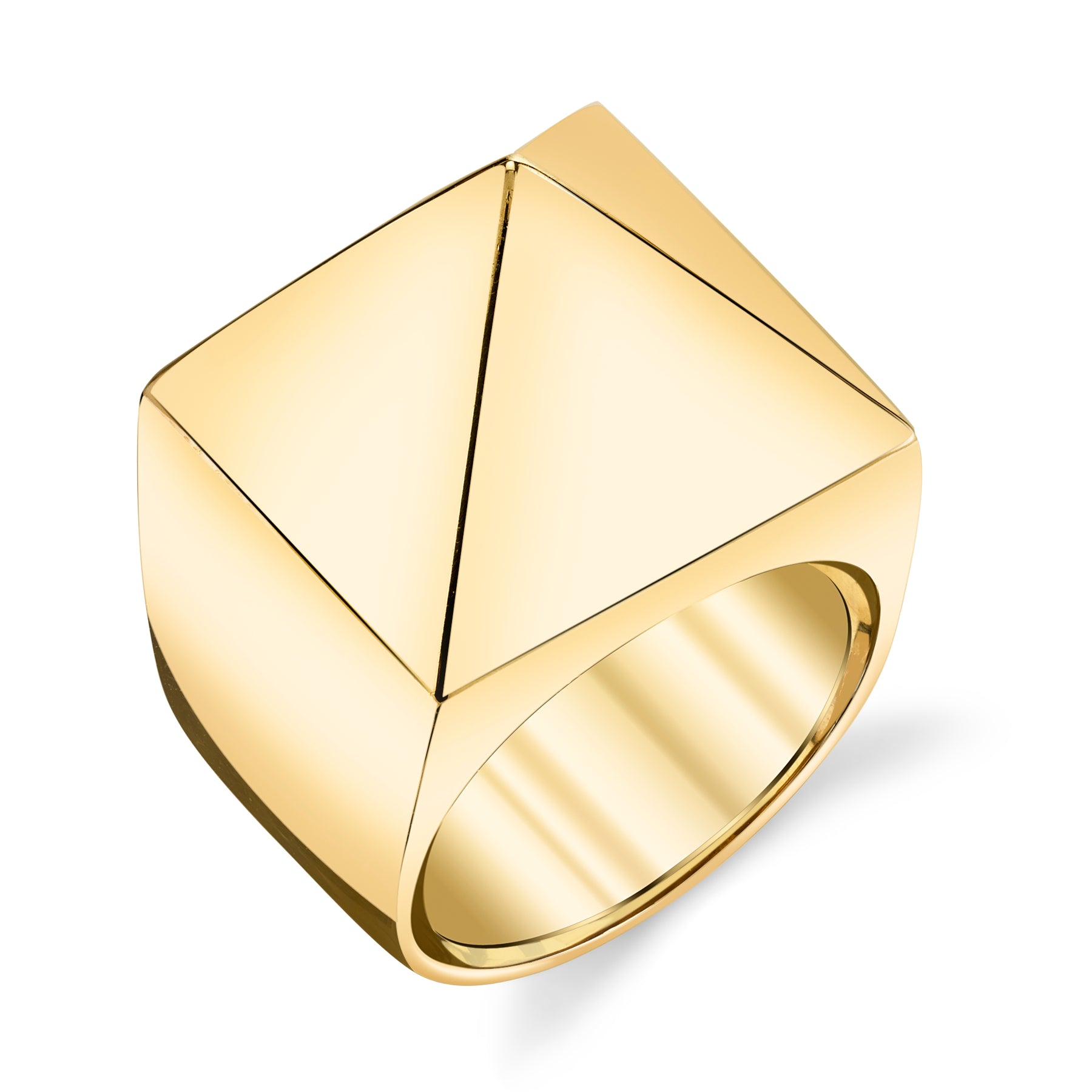 LARGE SINGLE SPIKE RING – Anita Ko