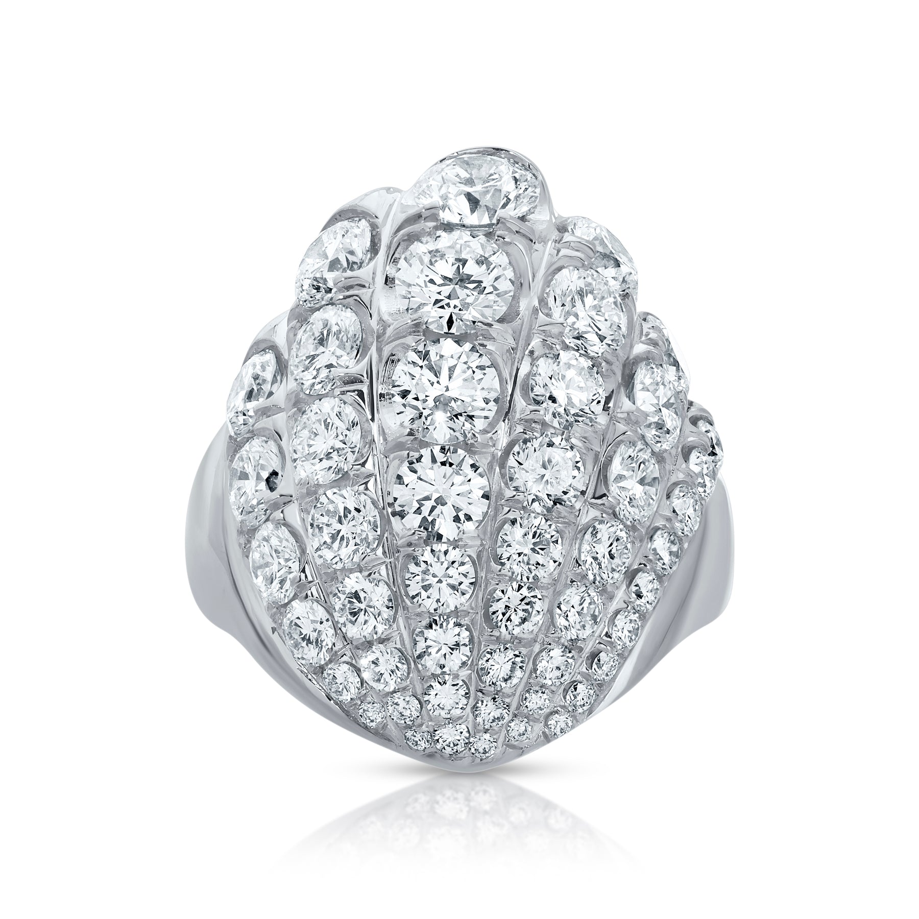 DIAMOND AURORA SHELL RING – Anita Ko