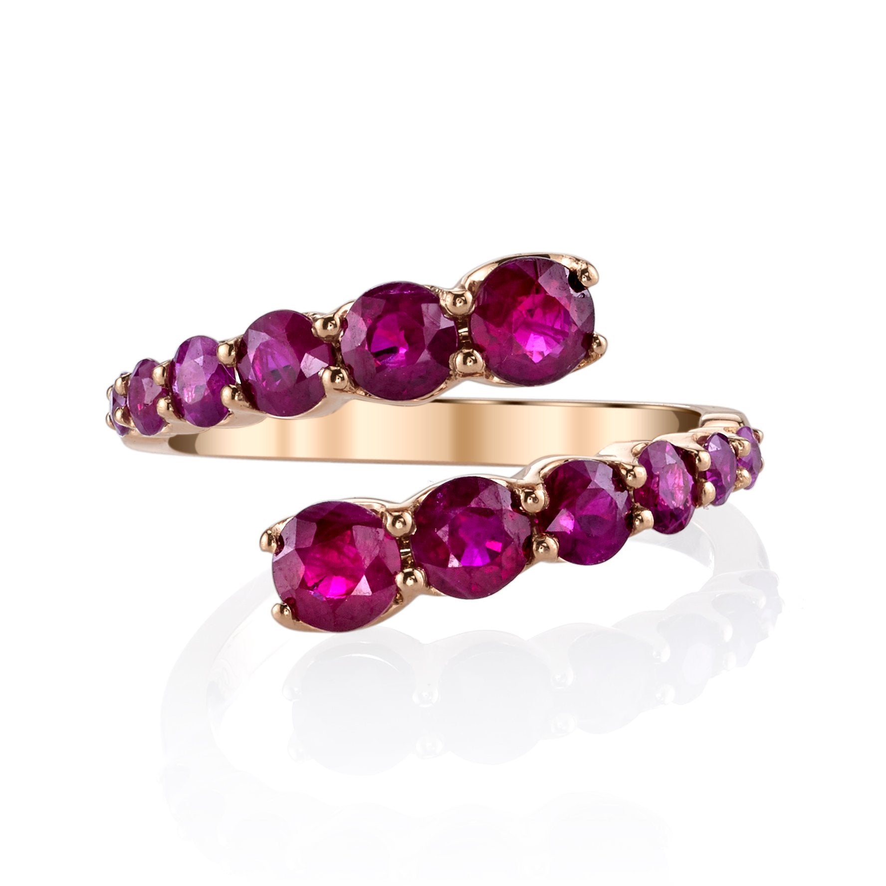 RUBY TWIST RING – Anita Ko