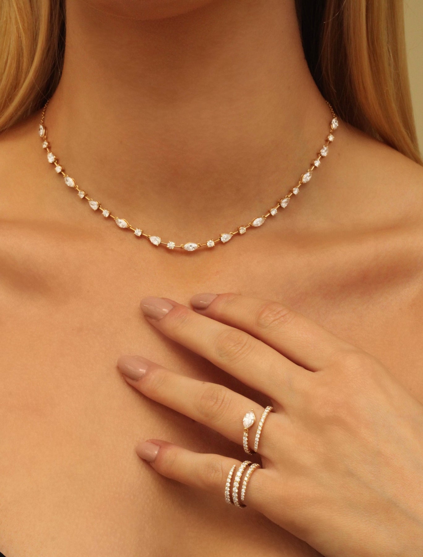 GEMMA DIAMOND NECKLACE – Anita Ko