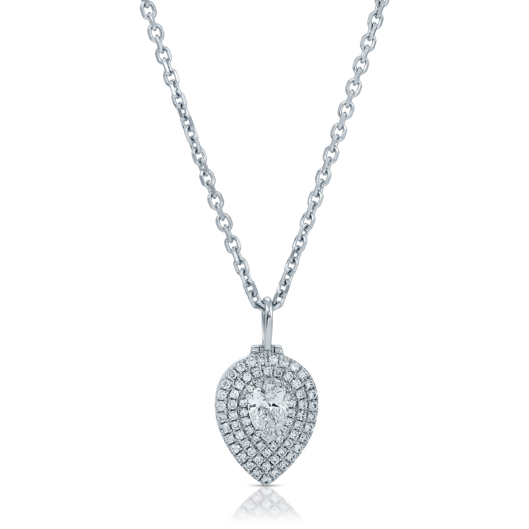 PEAR SHAPED DIAMOND PAVE LOULOU LOCKET – Anita Ko