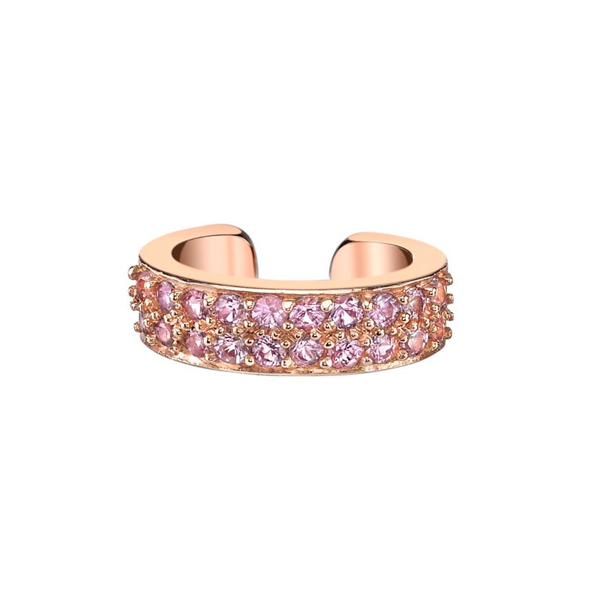 TWO ROW PINK SAPPHIRE EAR CUFF – Anita Ko