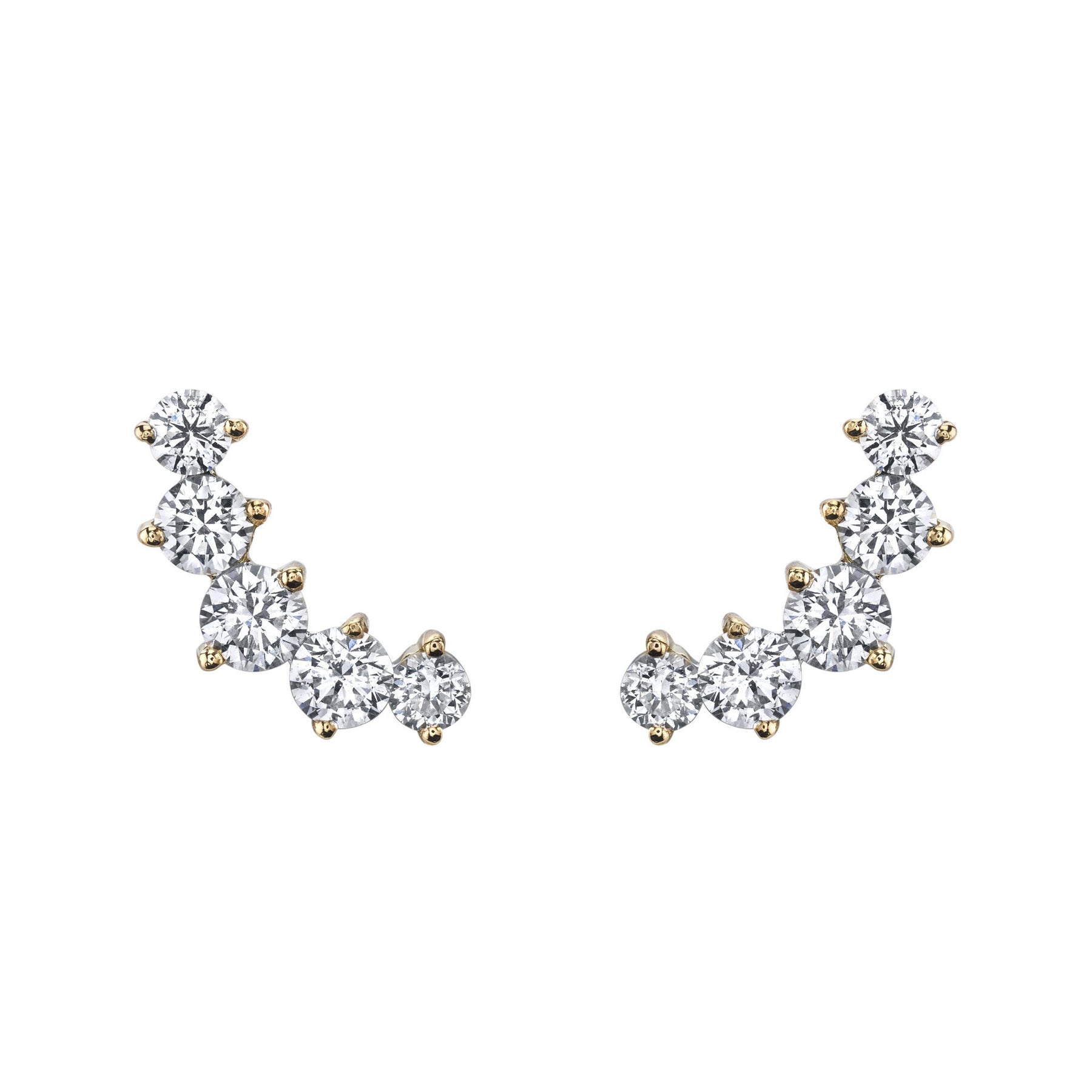 ARC DIAMOND STUDS – Anita Ko