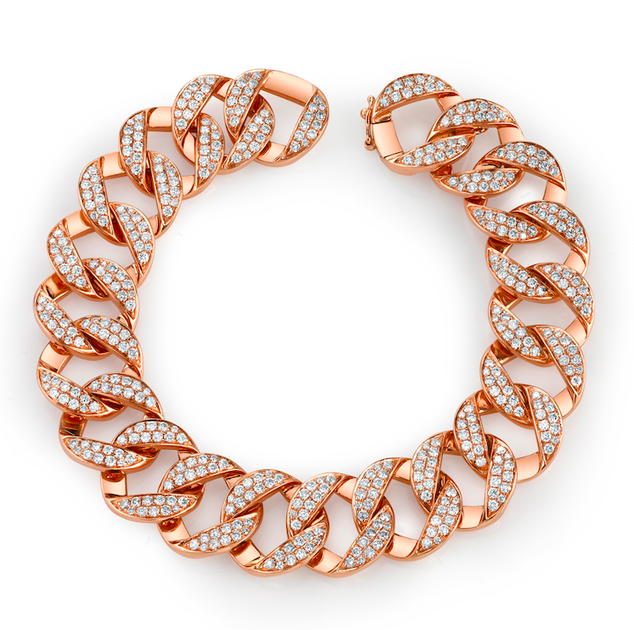 HEMINGWAY DIAMOND CHAIN LINK BRACELET – Anita Ko